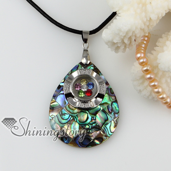teardrop flower patchwork sea water rainbow abalone yellow oyster shell ...